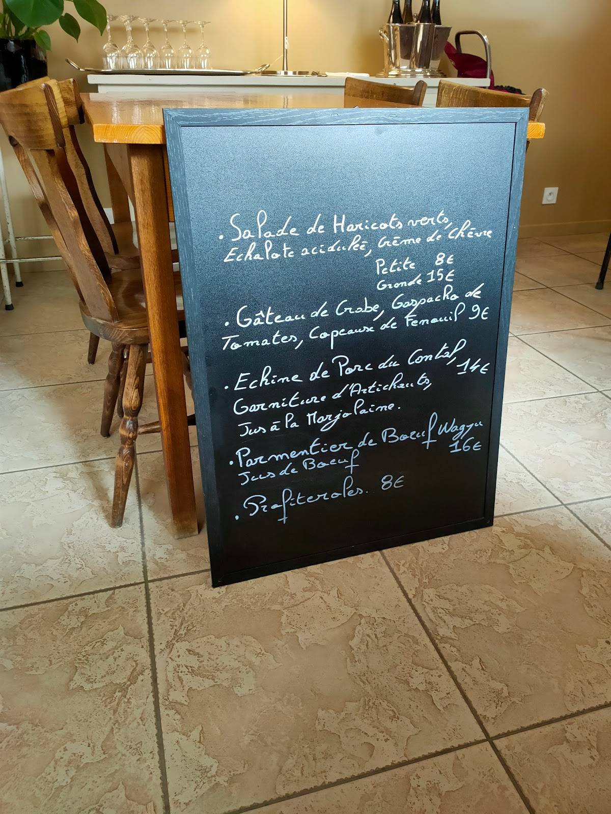 Menu at LE WELCOME restaurant, Chamalières