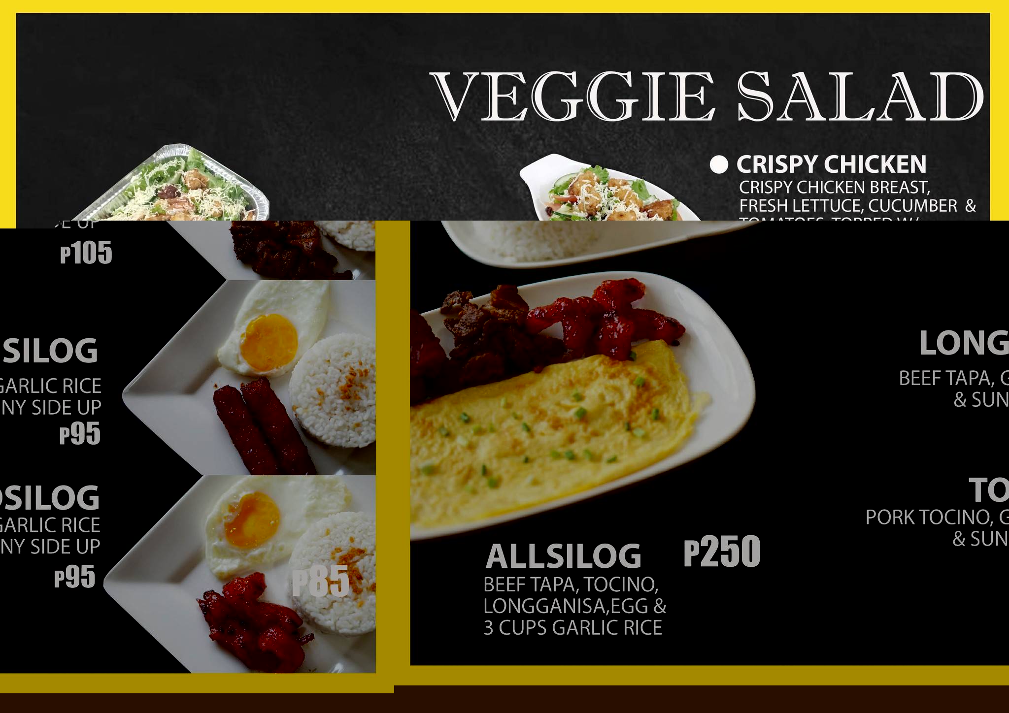 Menu at LEG Room restaurant, Valenzuela
