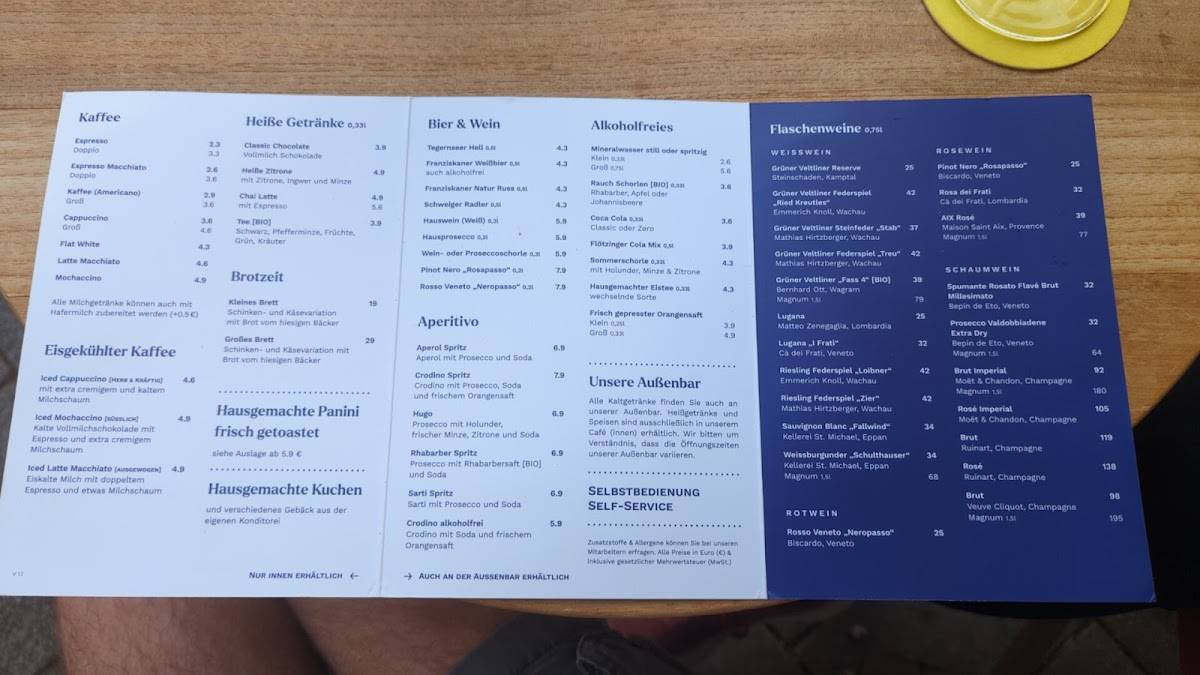Speisekarte von LOUIS - CAFE & TAGESBAR, Garmisch-Partenkirchen