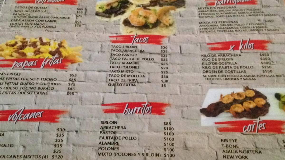 Carta del restaurante La Frida Tacos, Burgers and Wings, Nuevo Laredo ...