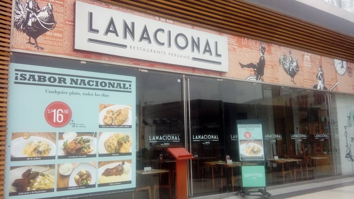 Carta del restaurante La Nacional Megaplaza, Independencia, Av. Alfredo ...