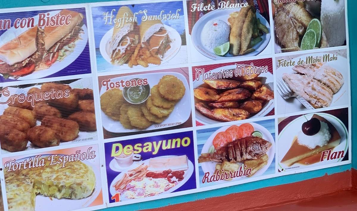 Menu at La Niña Restaurant, Marathon, Overseas Hwy