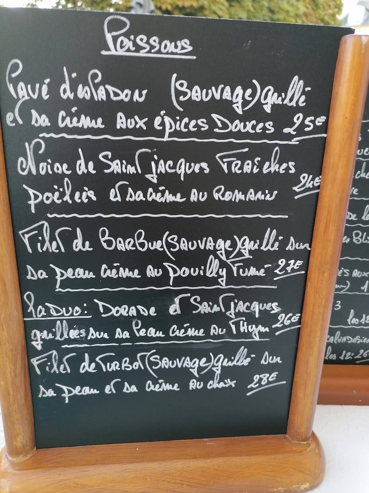 Menu au La Perle de Saint-Louis. restaurant, Versailles, 5 bis Rue du ...