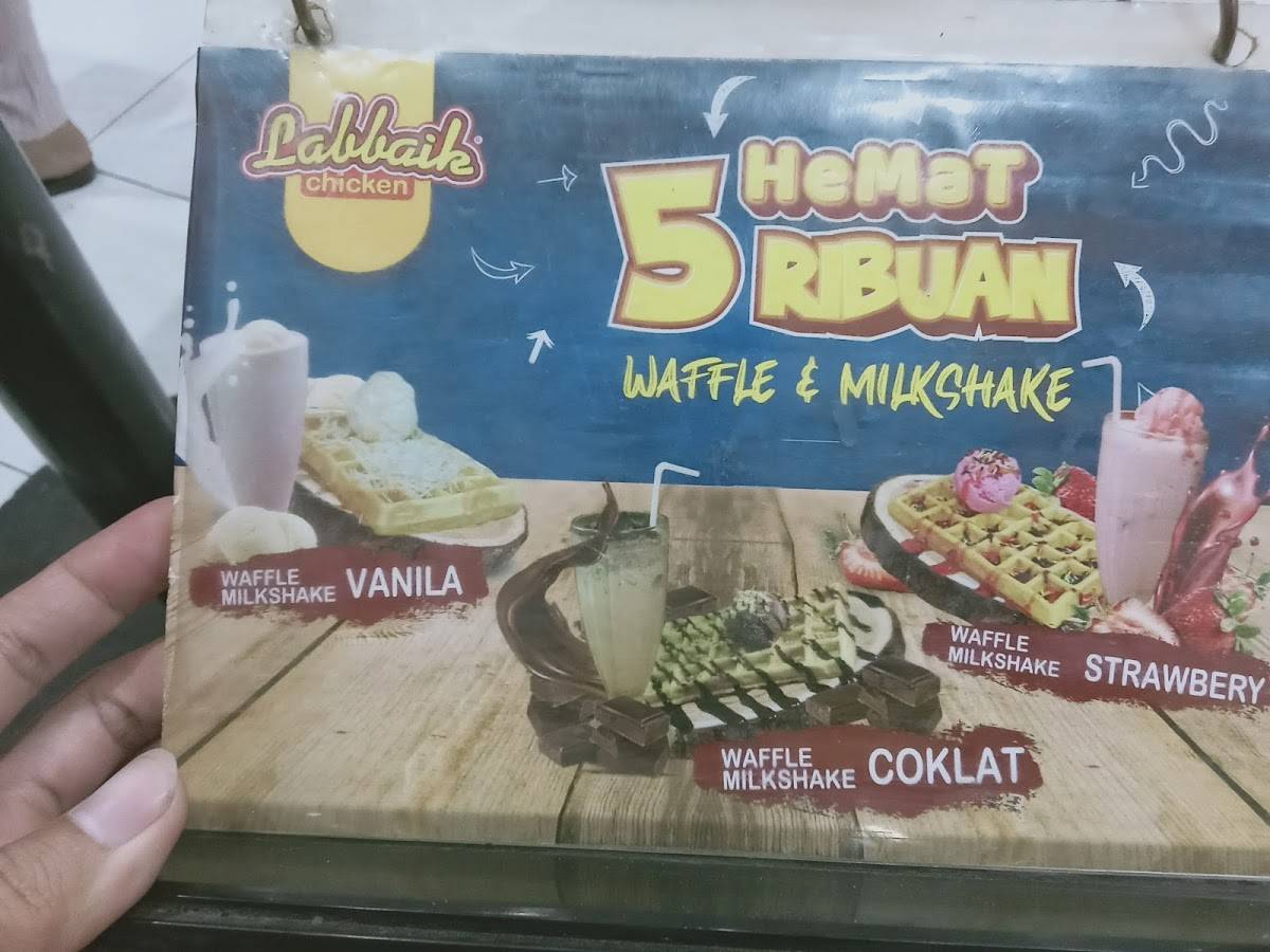 Menu at Labbaik Chicken Soreang restaurant, Bandung, Jl. Terusan Al ...