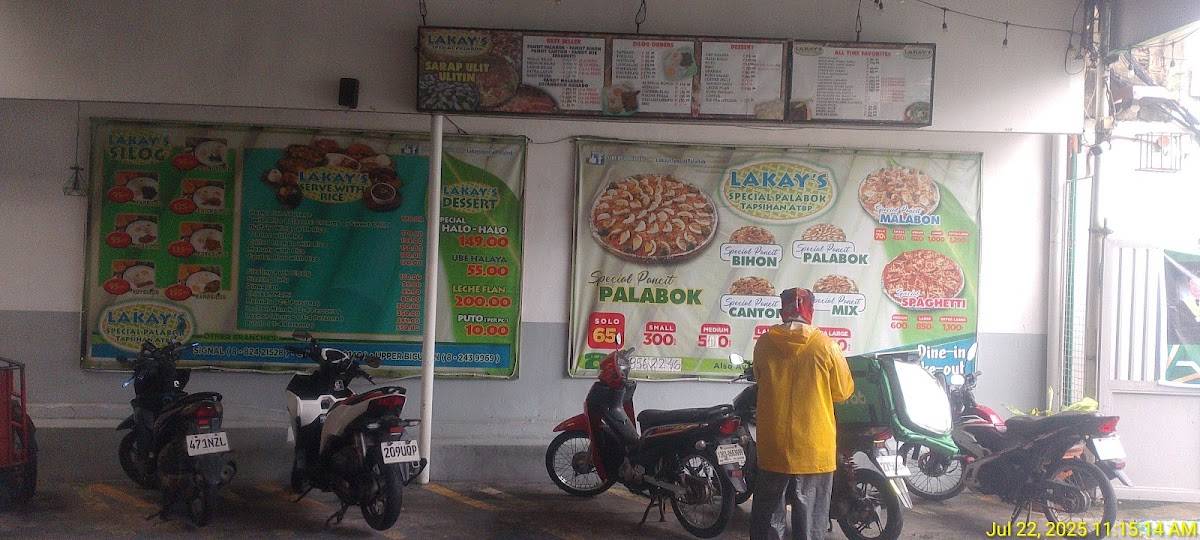 Menu at Lakay's Special Palabok restaurant, Taguig, 217 M.L. Quezon St.