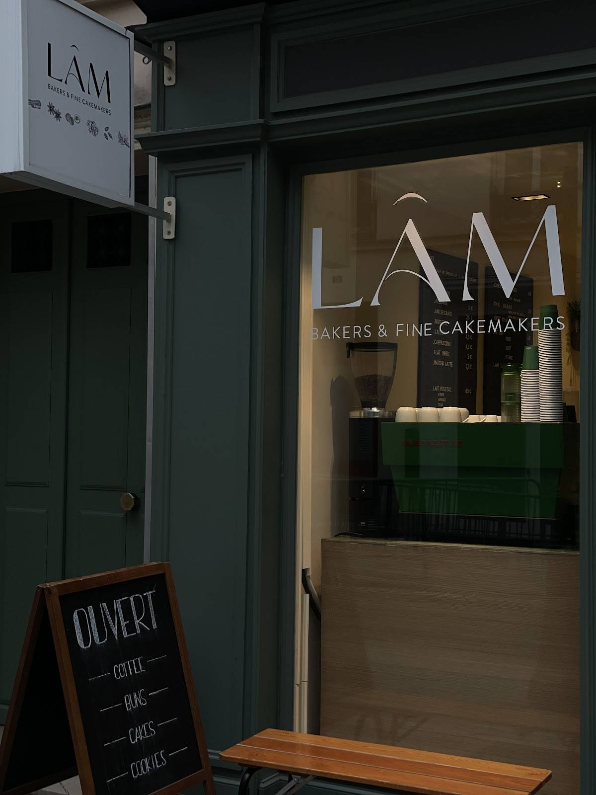 Menu at Lam, Paris, 24 Rue Notre Dame de Nazareth