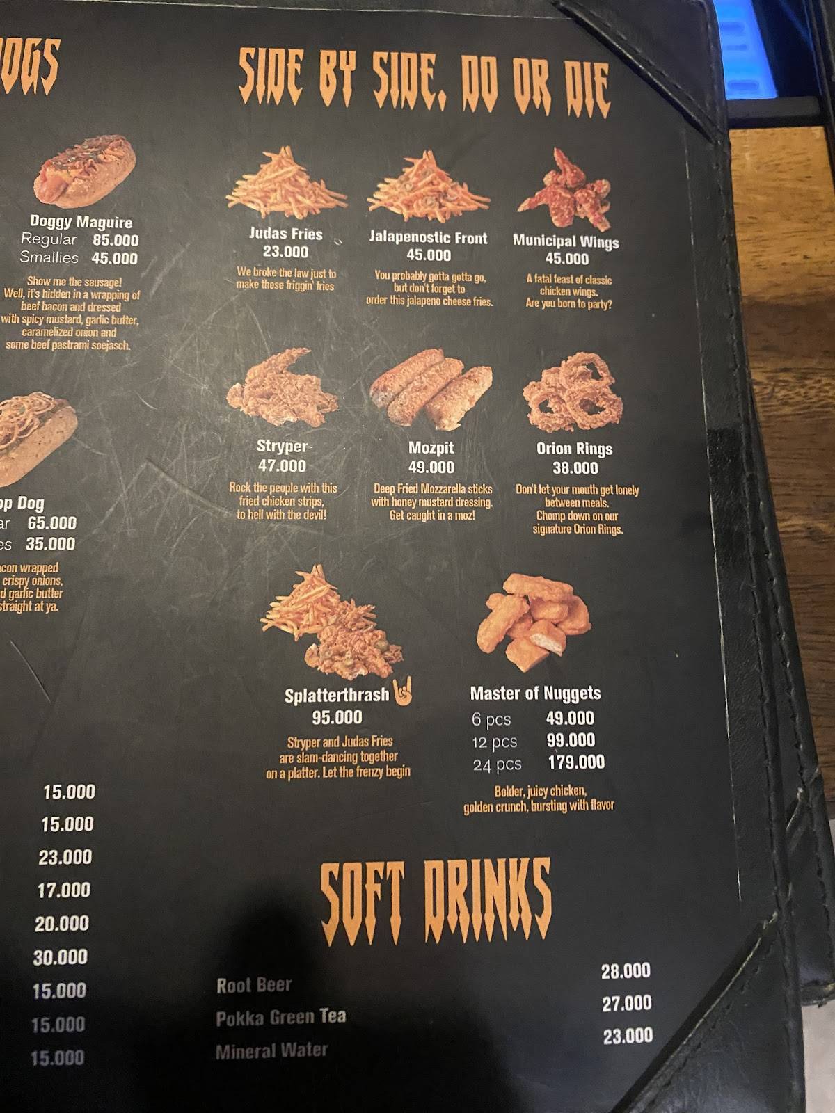 Carta de Lawless Burgerbar Menteng, Central Jakarta, Jl. H. Agus Salim ...