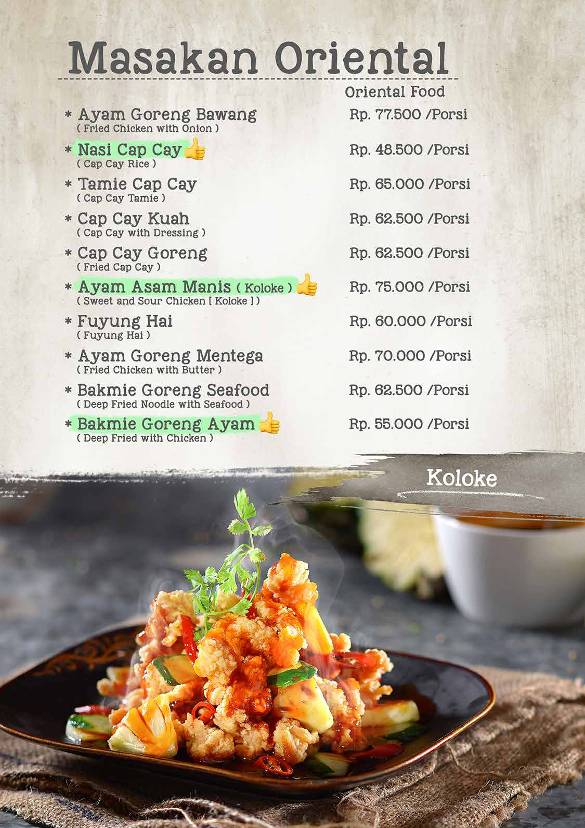 Carta del restaurante Layar Seafood Dan Ikan Bakar Sedayu City Kelapa ...