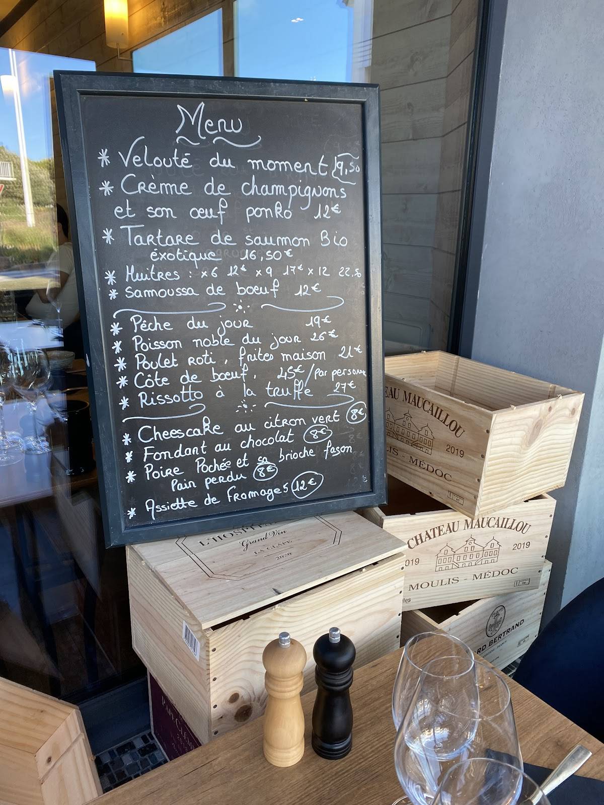 Menu au Les Voiles Bénodet restaurant, Bénodet