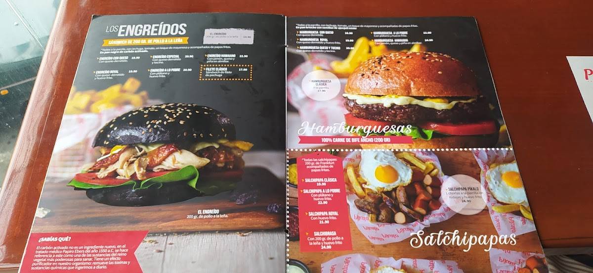 Carta del restaurante Píkalo, San Martín del Porres, Av. Perú 3482