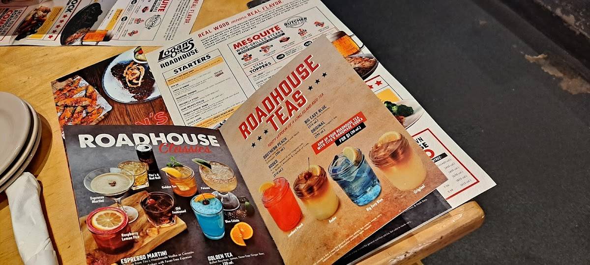 Menu at Logan's Roadhouse BBQ, Plainfield