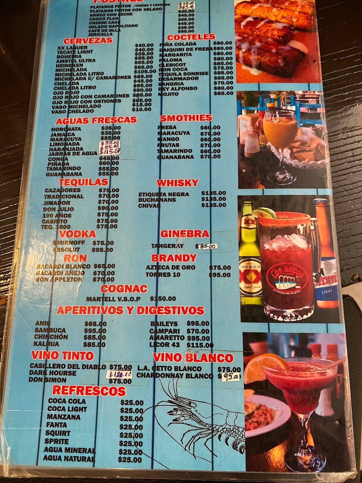 Carta del restaurante MARISCOS LOS DE JALISCO, Cancún, Mariscos Los del ...