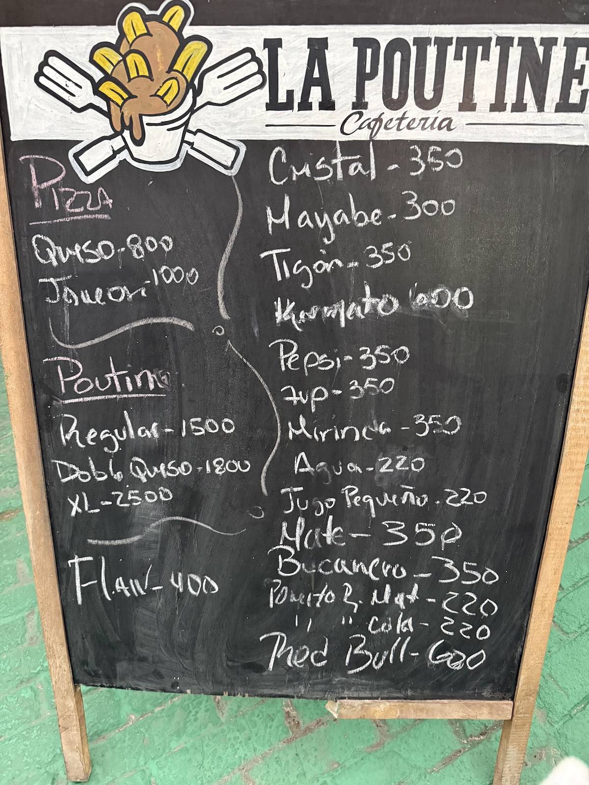 Menu at Los tres Cerditos restaurant, Varadero