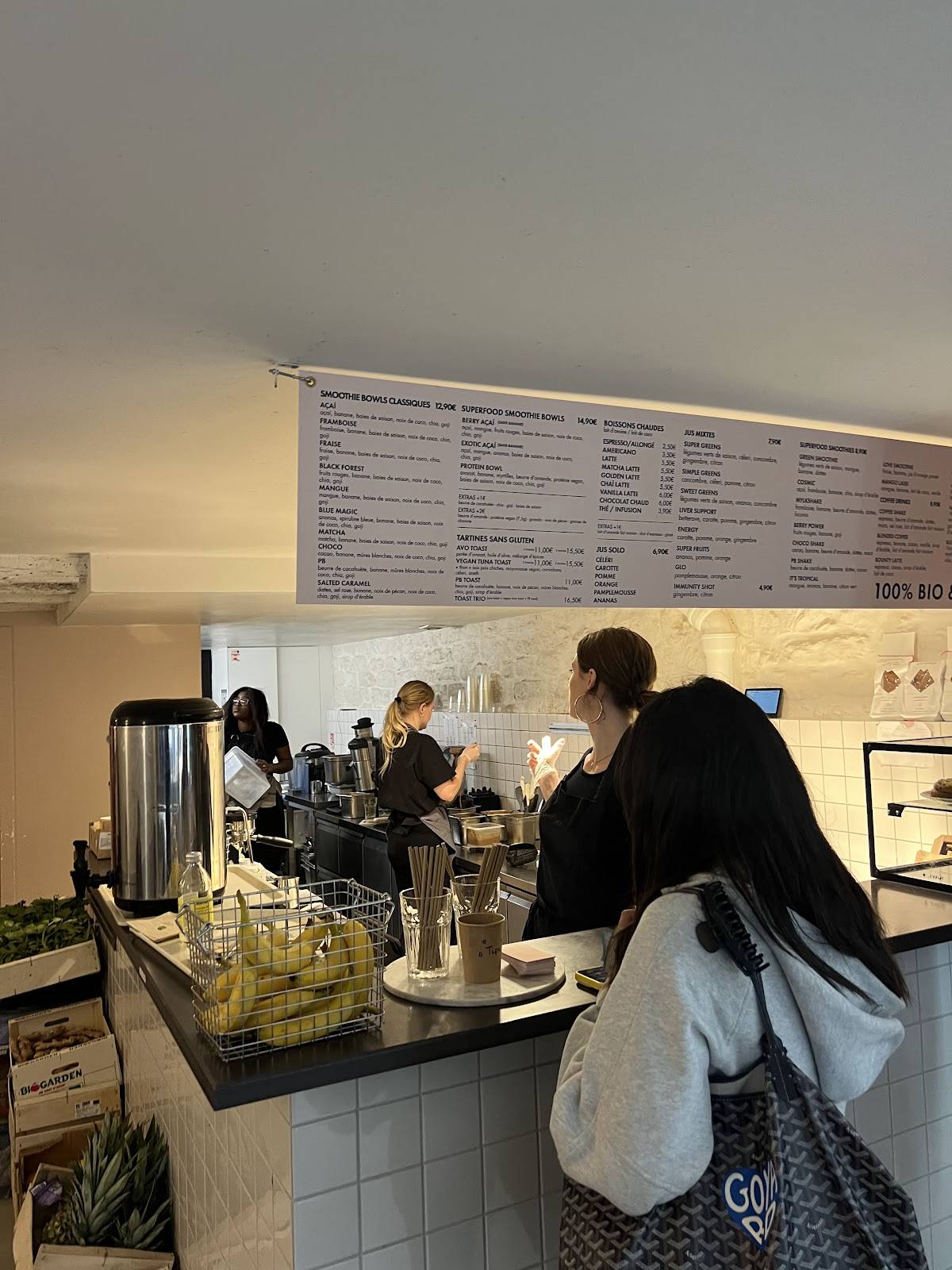 Carta de Love Juice Bar Tour Eiffel, Paris