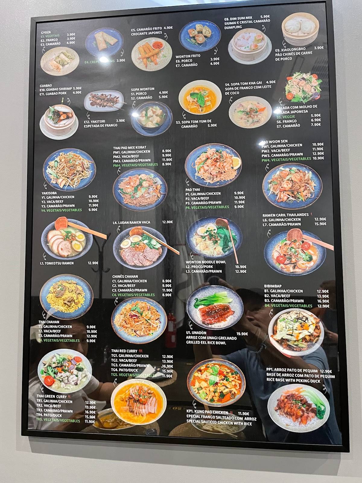 Menu em Ludan Noodle Bar & Asian Fusion, Lisboa