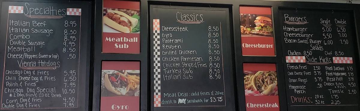 Menu at Luke's Chicago Sandwiches fast food, Tucson, N Thornydale Rd #157