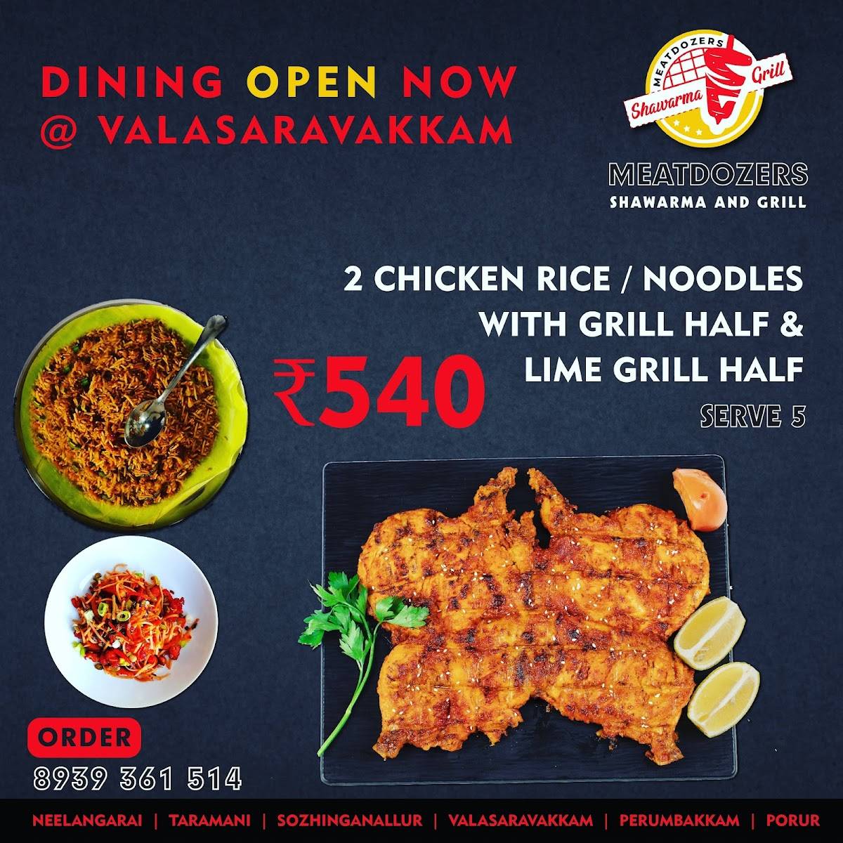 Menu at MEATDOZERS SHAWARMA & GRILL,VALASARAVAKKAM, Chennai