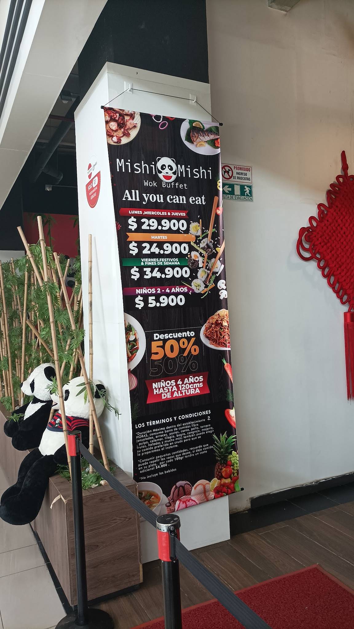 Carta del restaurante MISHI MISHI, Bogotá