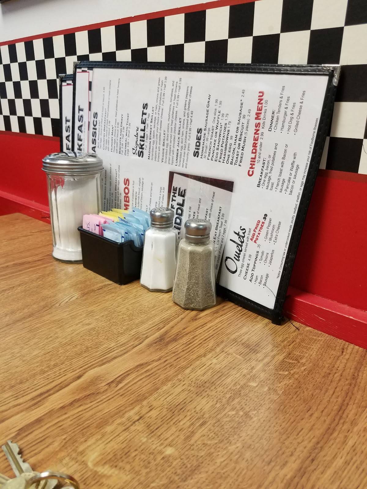 Menu at Madison Street Retro Diner restaurant, Muncie