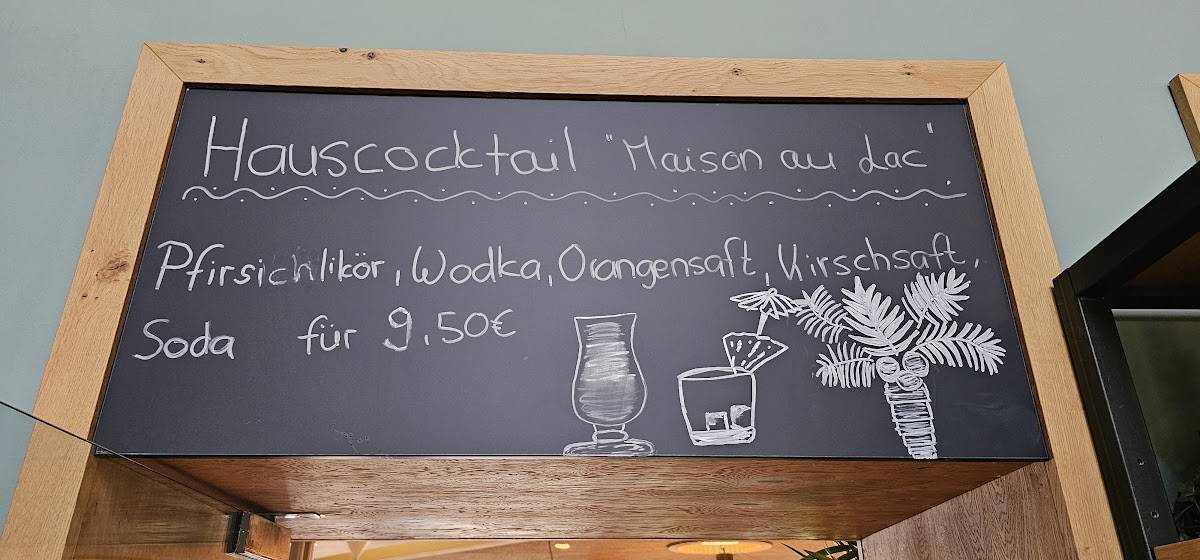 Speisekarte von Maison au lac restaurant, Losheim am See
