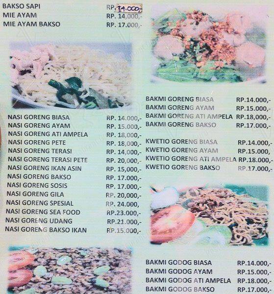 Menu at Mana Lagi, South Tangerang, Mall Itc Bsd Jalan Pahlawan Seribu ...