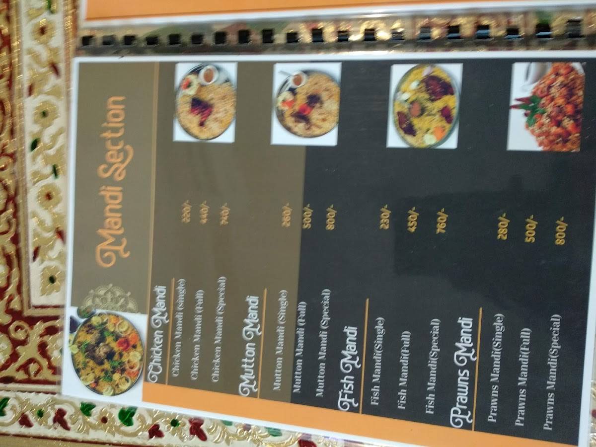Menu at Mandi House arabian restaurant, Nellore
