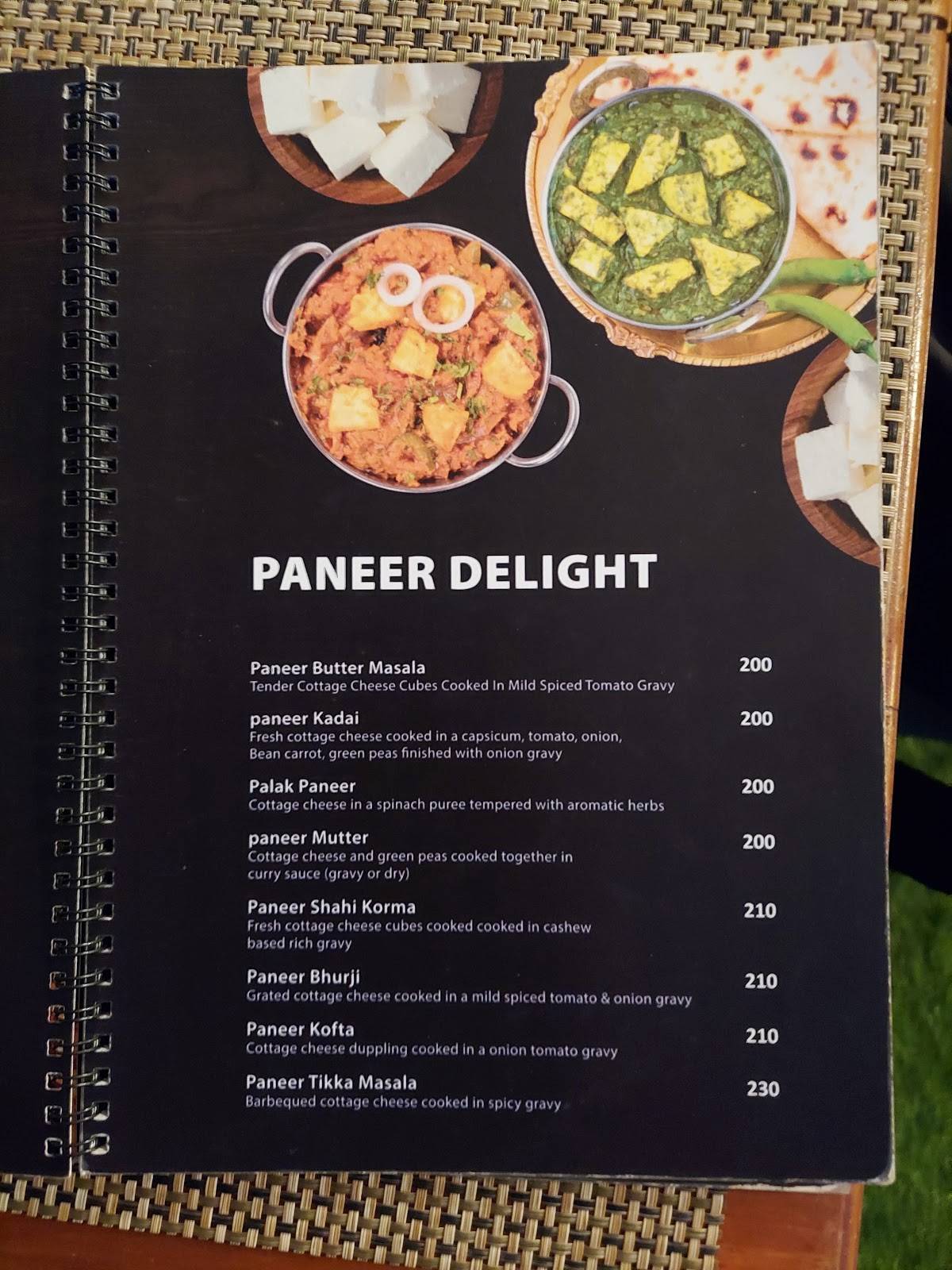 Menu at The Tawa Punjab - Manipal, Manipal