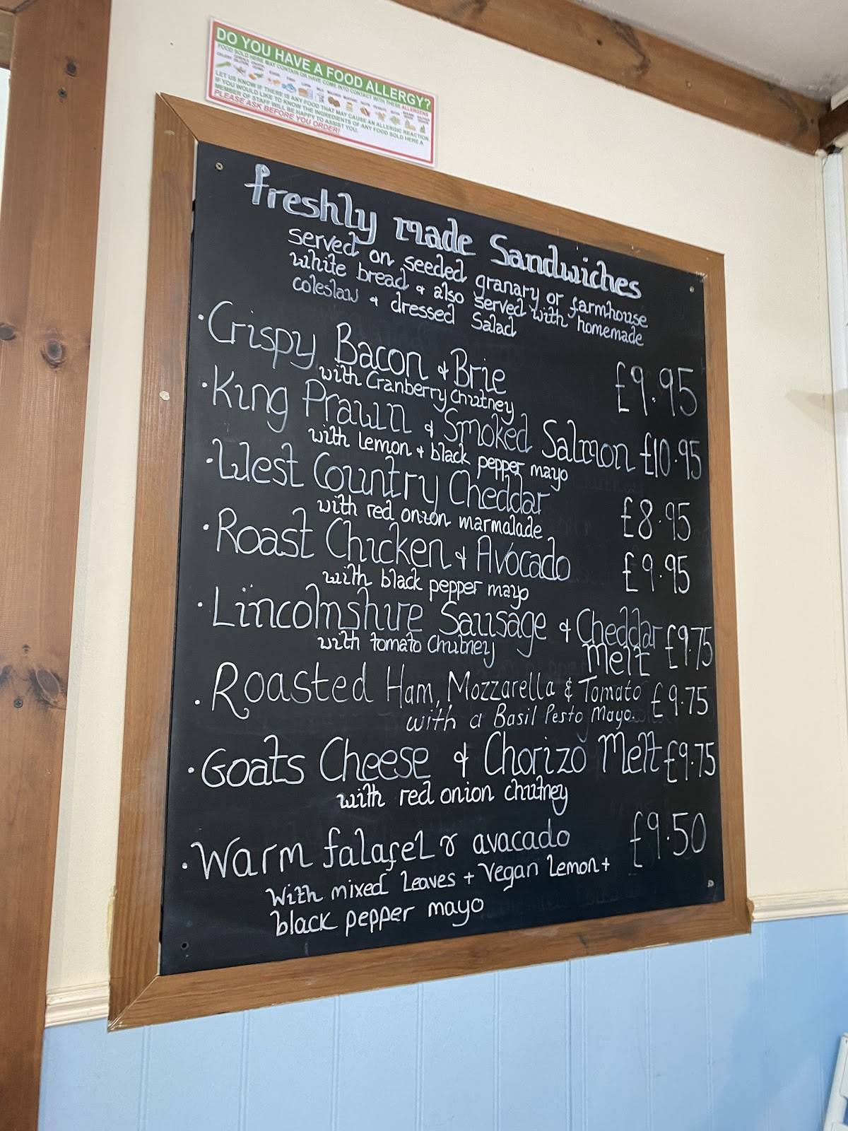 Menu at Manvell Farm Tea Room cafe, Moulton, Kettering Road walgrave