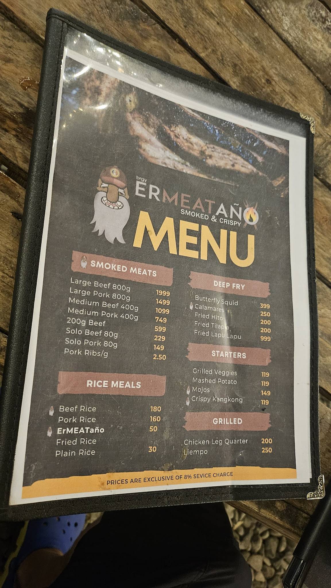 Menu at ErMeataño Marikina restaurant, Marikina