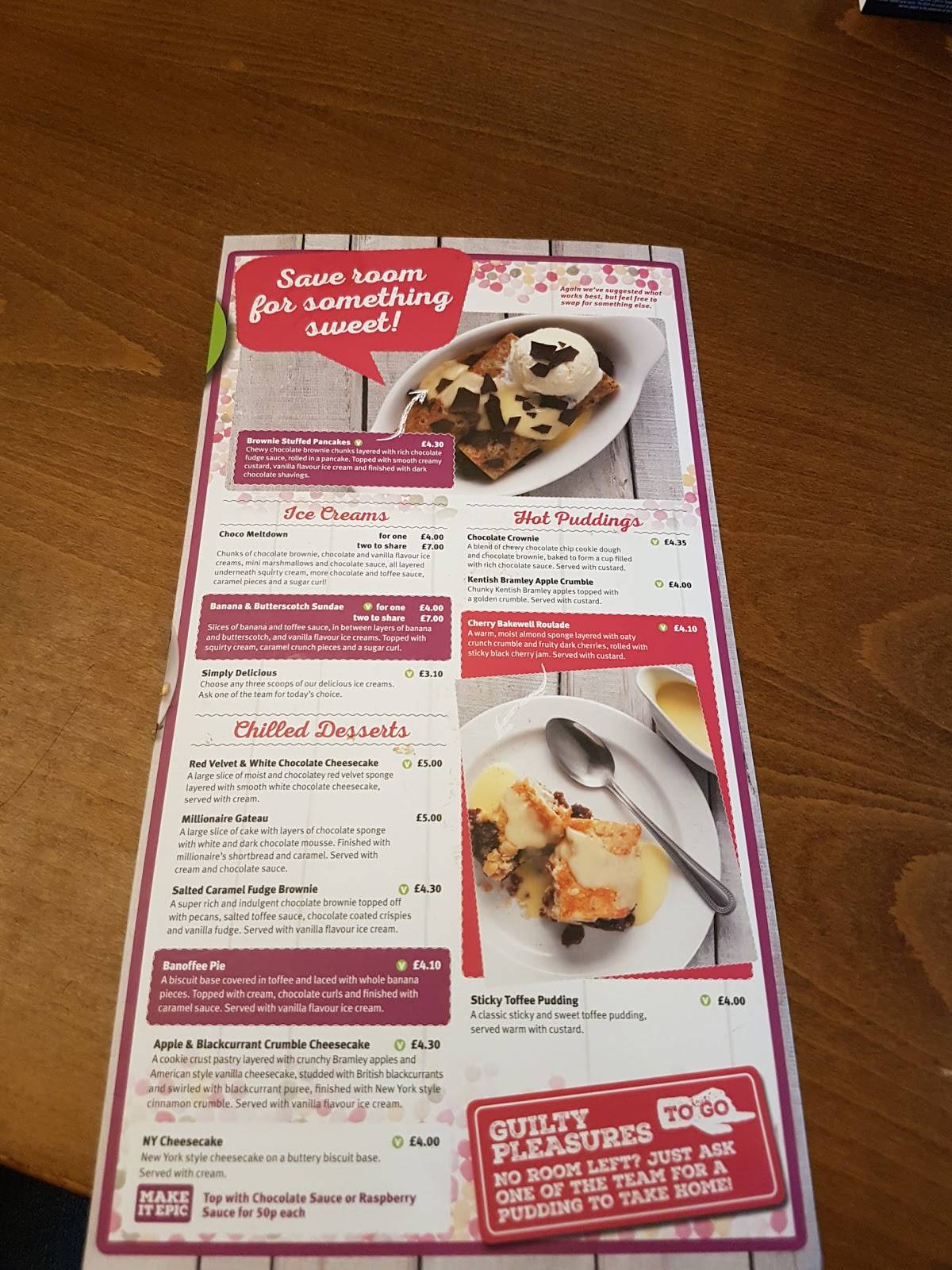 Menu at Marsh Harrier pub & bar, Saint Ives