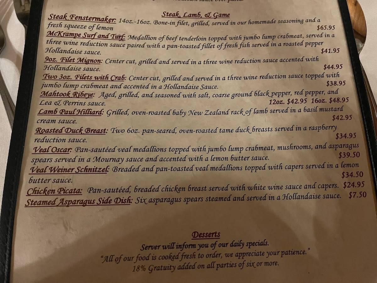 Menu at Mazen Grill restaurant, Lafayette