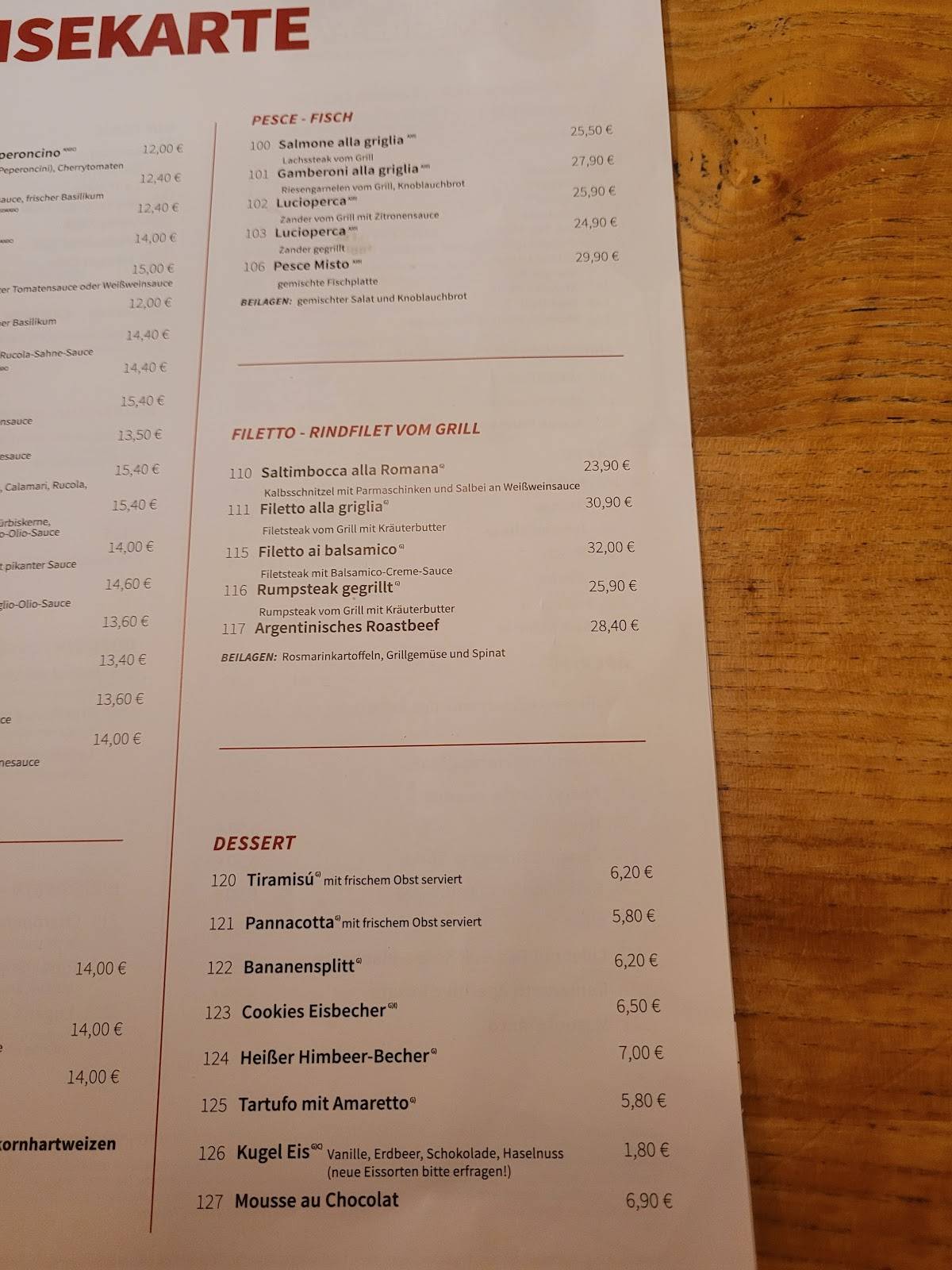 Speisekarte von Mediterran Coburg Gbr restaurant, Coburg
