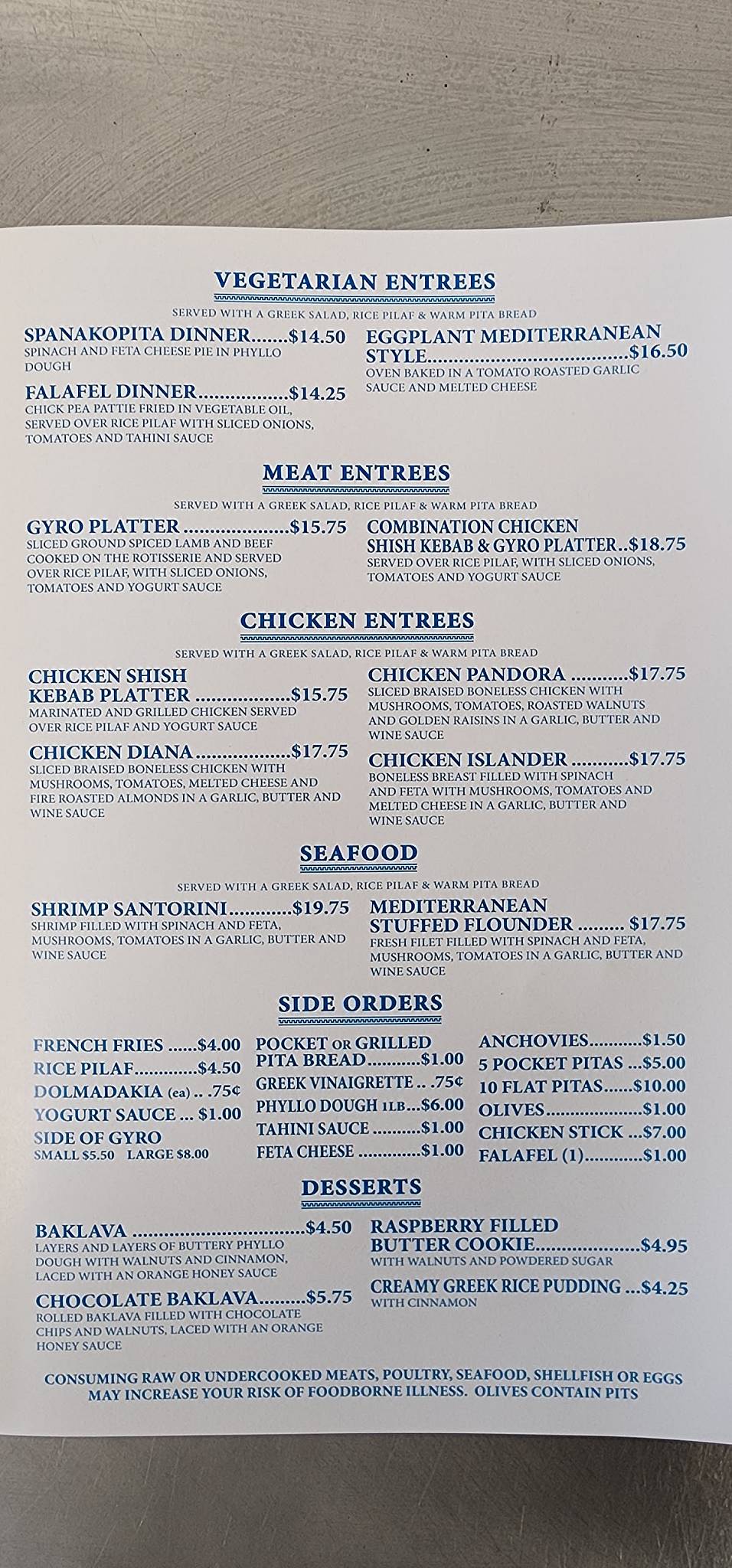 Menu at Mediterranean Express - Powered by The Greek restaurant, Bay ...