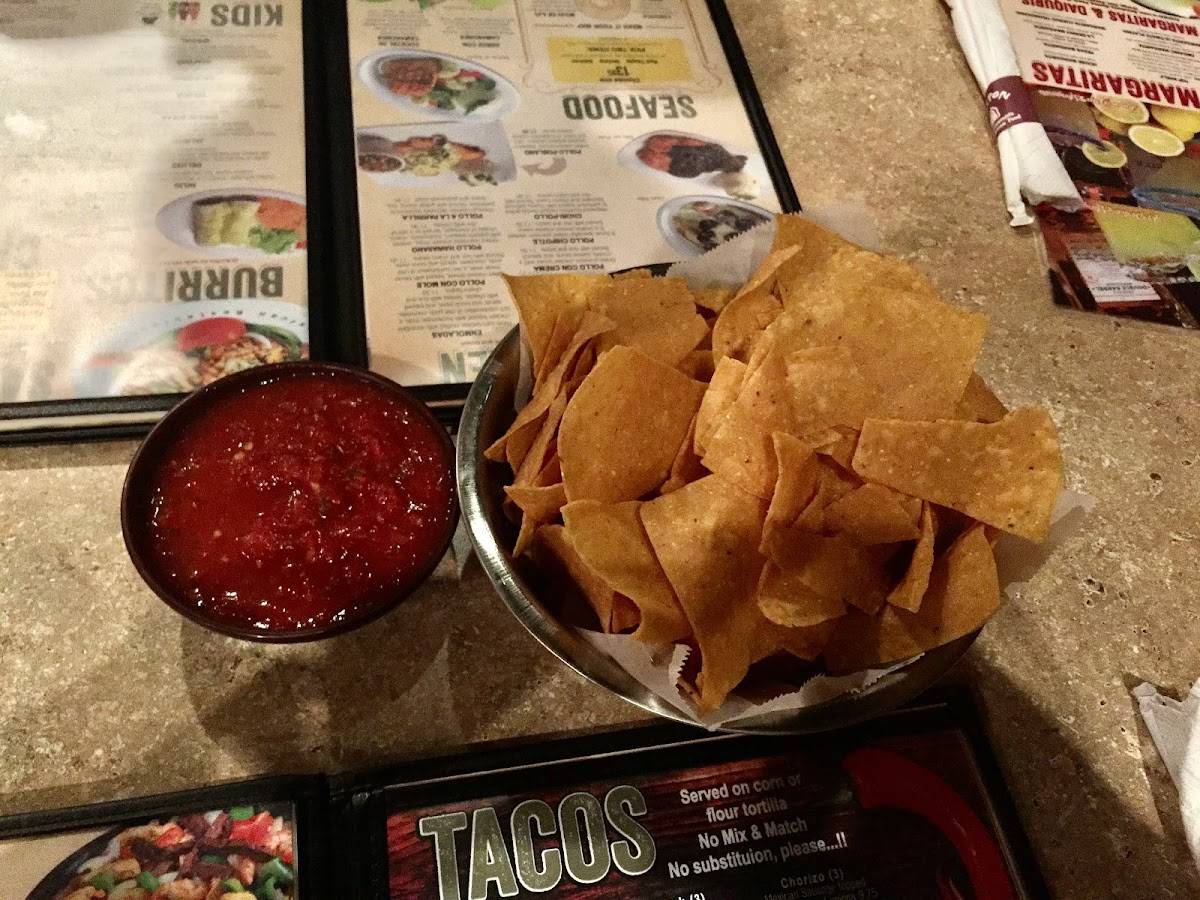 Menu at El Porton restaurant, Memphis, Poplar Ave