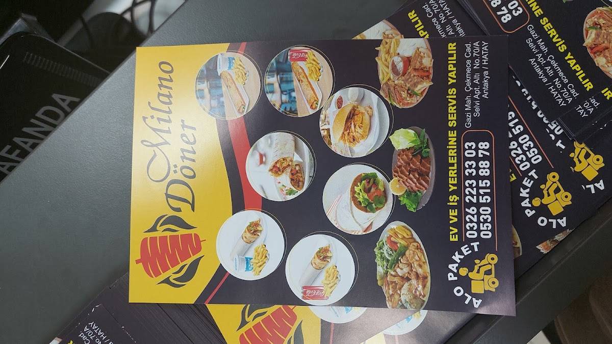 Menu at MİLANO DÖNER, Antakya
