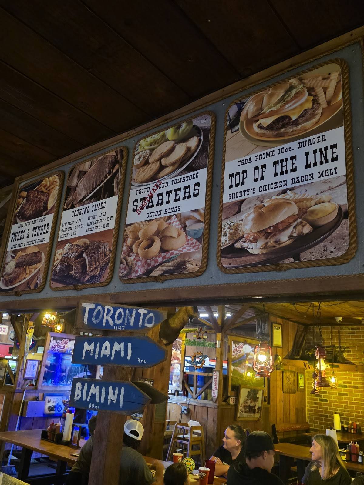 Menu at Shorty's BBQ West Miami, Miami, SW 40th St