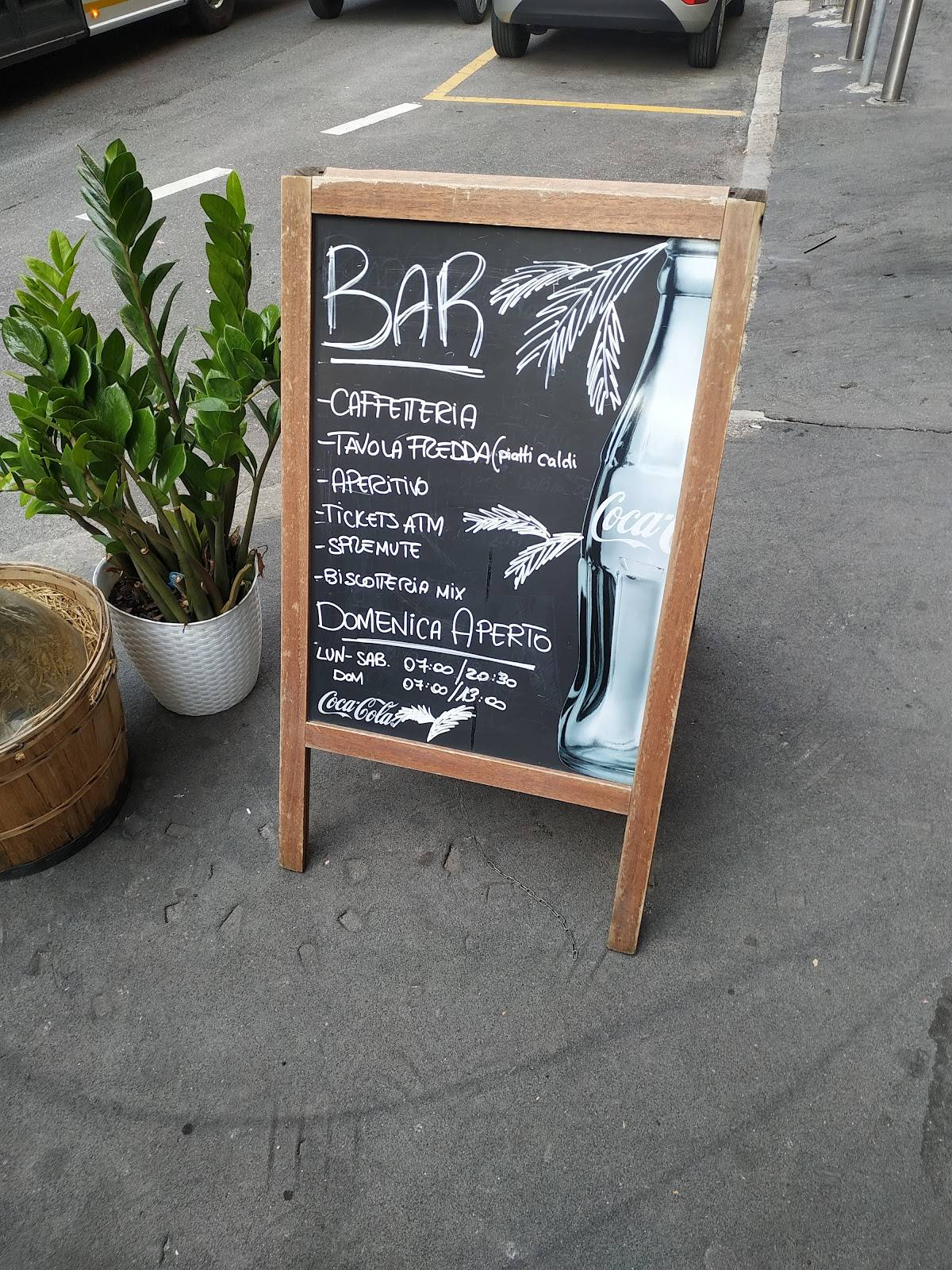 Menu da Michi bar, Milano