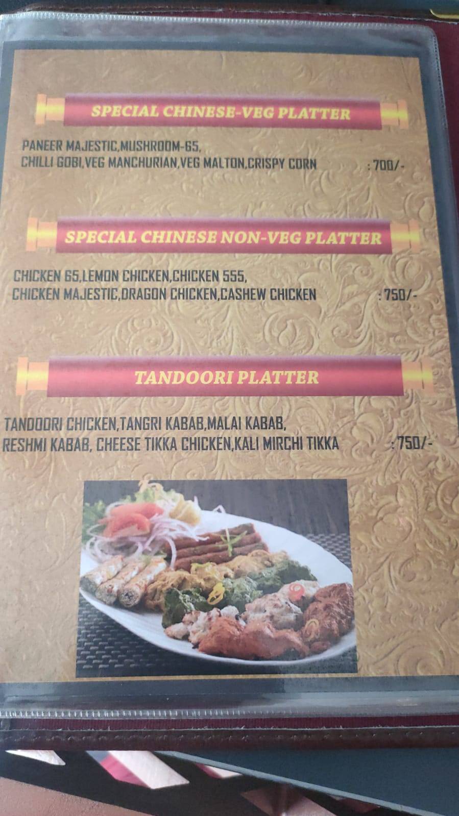 Menu at Mirchi Maharaj, Bengaluru, 17th Cross Rd