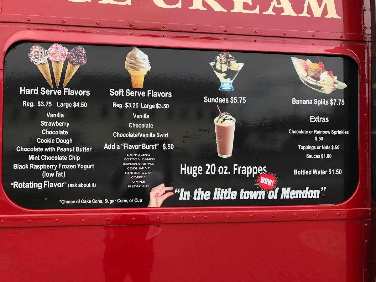 Menu at Miss Mendon Diner restaurant, Mendon
