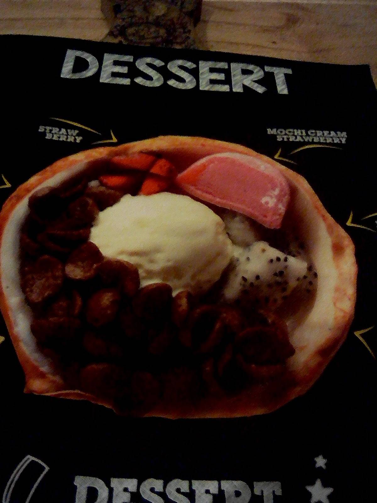 Menu at Mochi Maco cafe, Malang, Jl. Galunggung No.83