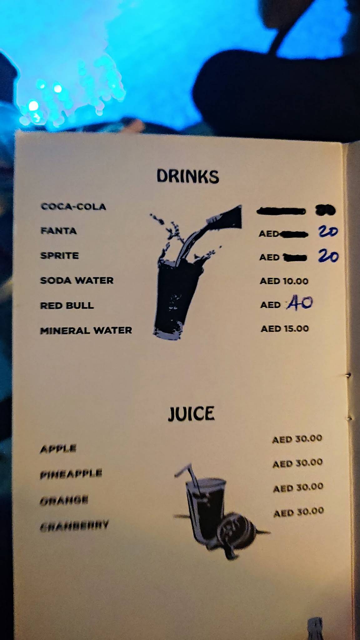 Menu at Monkey Bash Rooftop lounge pub & bar, UAE