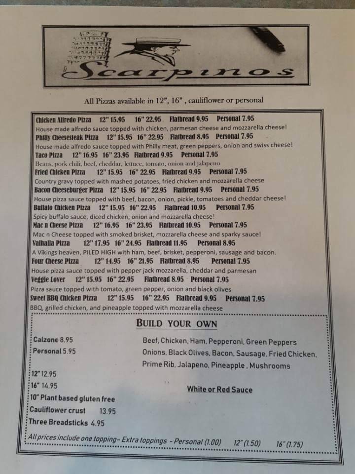 Menu at Monument Grill pub & bar, Gering