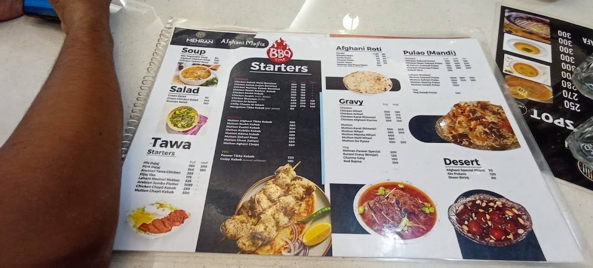Menu at MEHRAN RESTAURANT, Moodbidri
