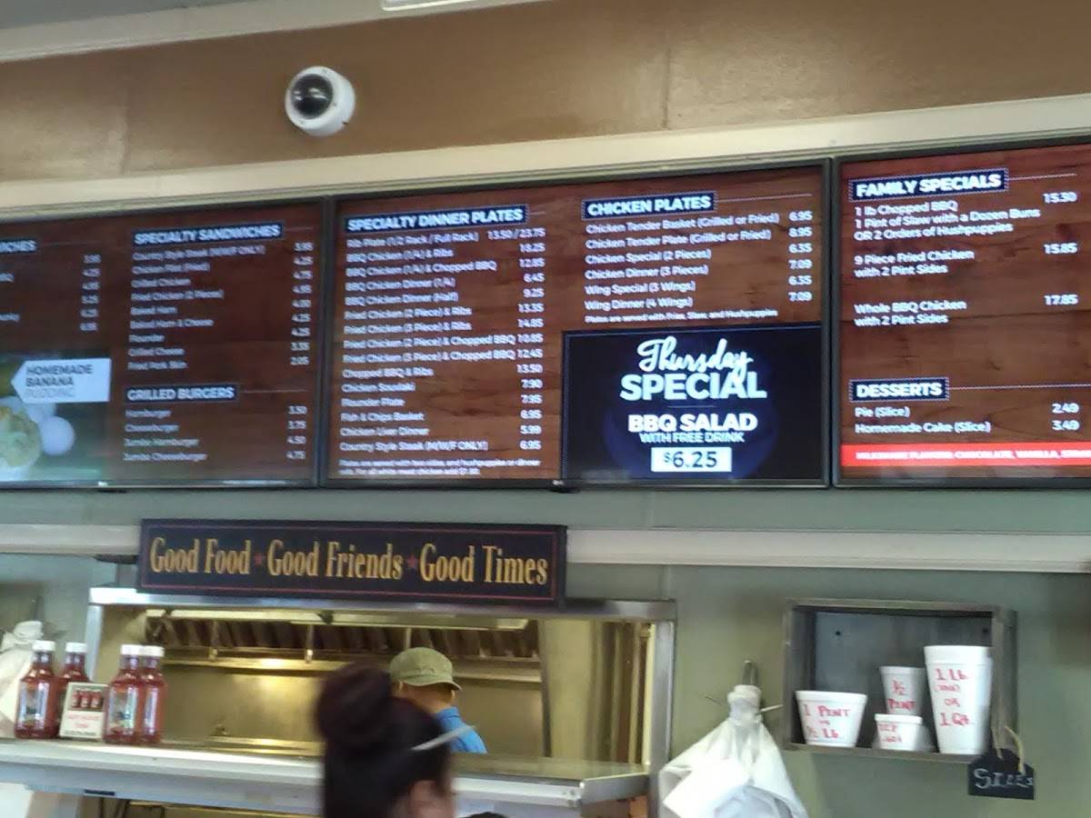 Menu at Mr. Barbecue, Winston-Salem, Peters Creek Pkwy