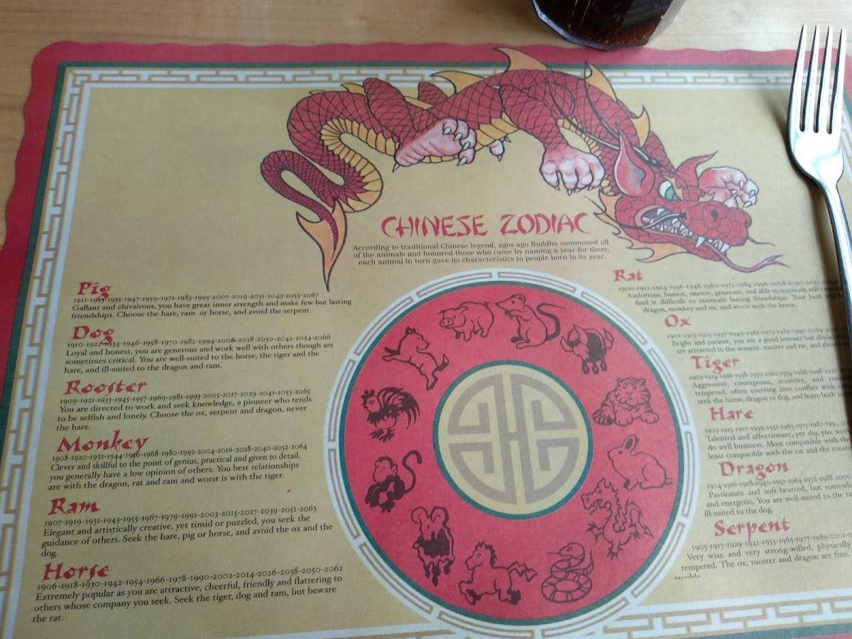Menu at Mr. Chinese restaurant, Thunder Bay
