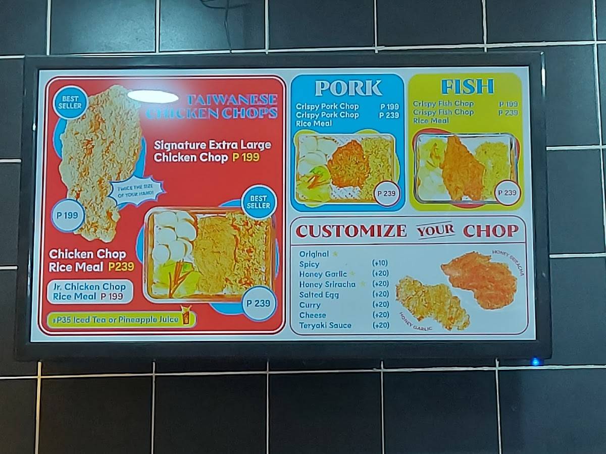 Menu at Mr. Chops - SM North EDSA restaurant, Quezon City