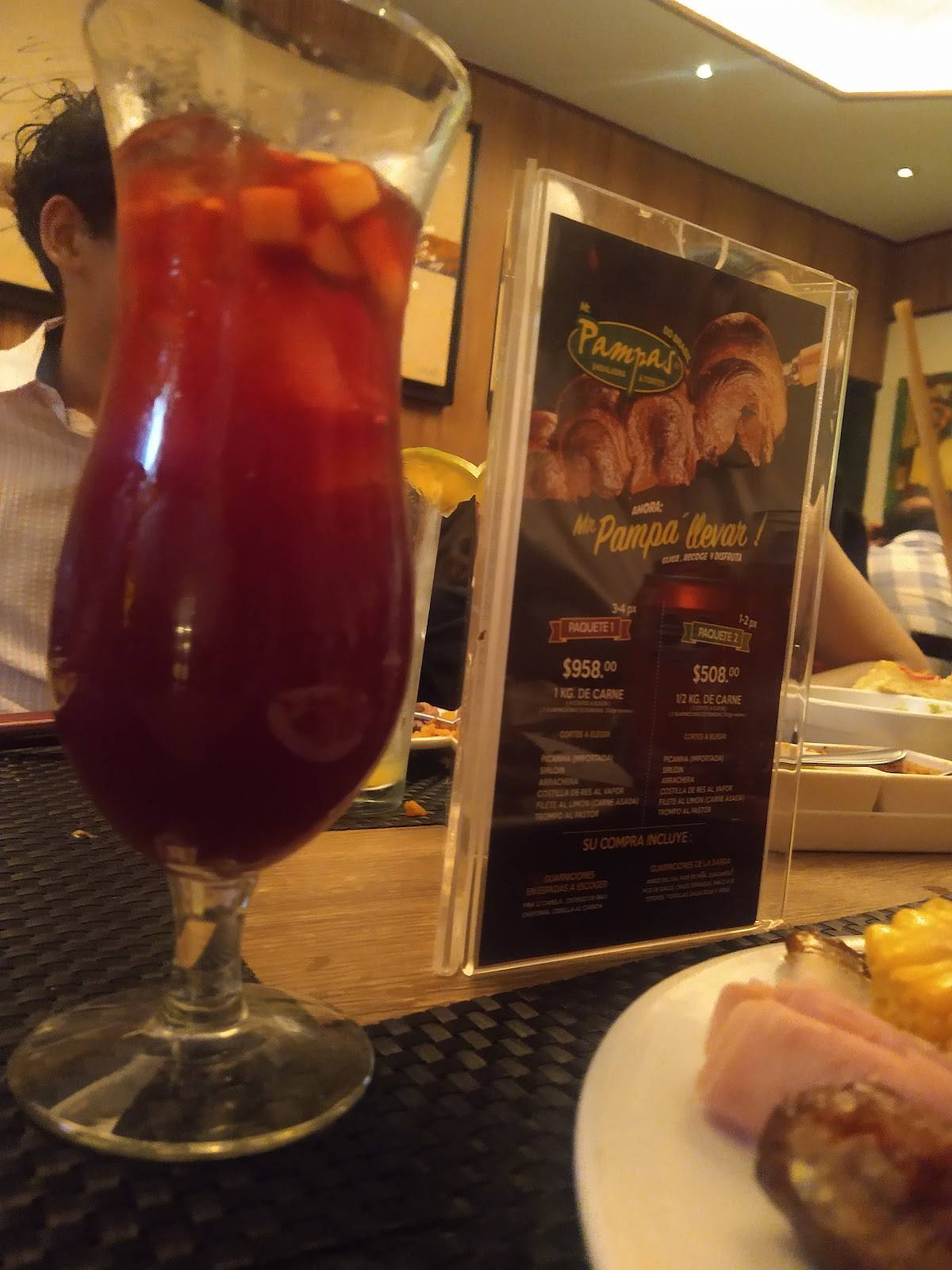 Carta del restaurante Mr. Pampas, Guadalajara, Av. Mariano Otero 1985