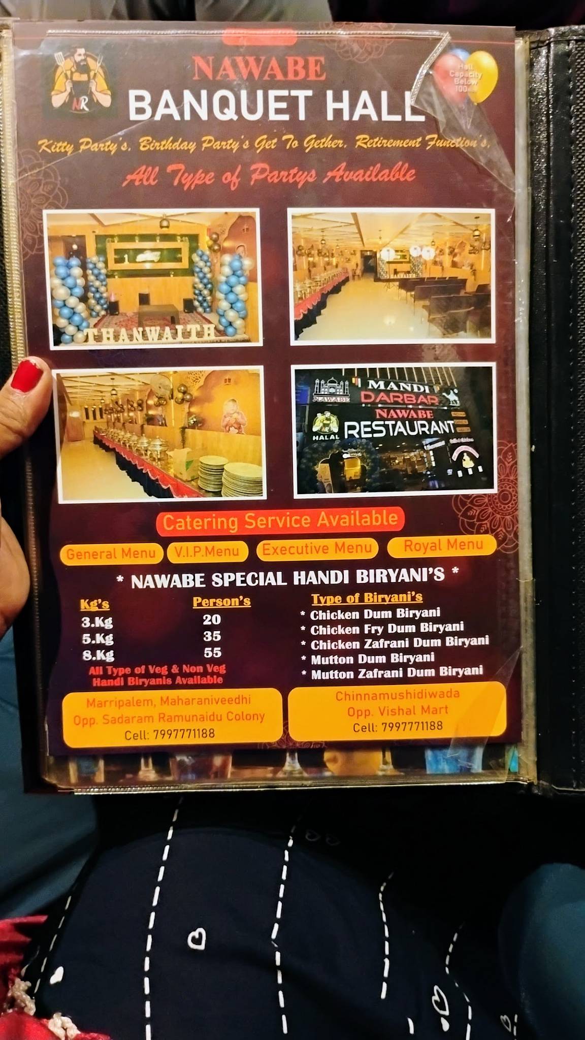 Menu at NAWABE RESTAURANT AND MANDI DARBAR, Visakhapatnam