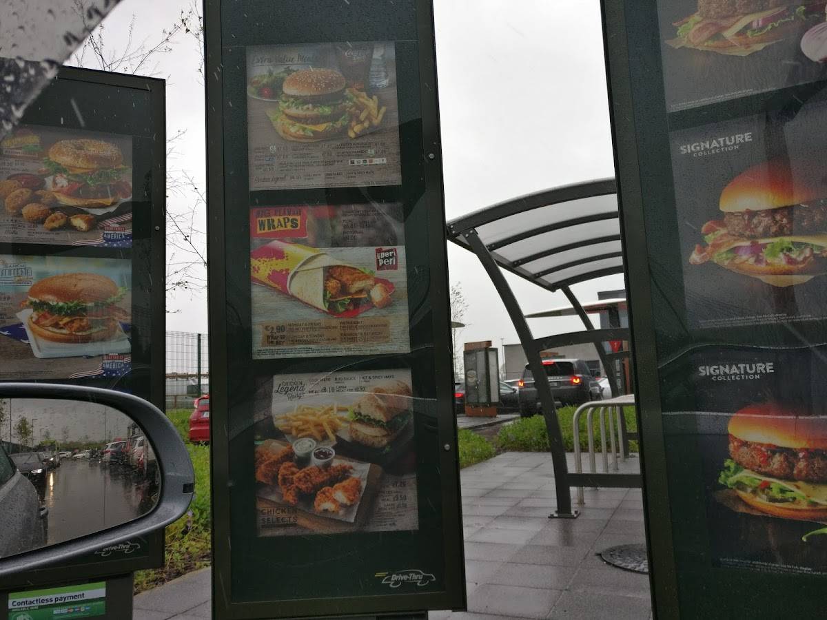 Carta del restaurante McDonald's, Naas, Monread Rd