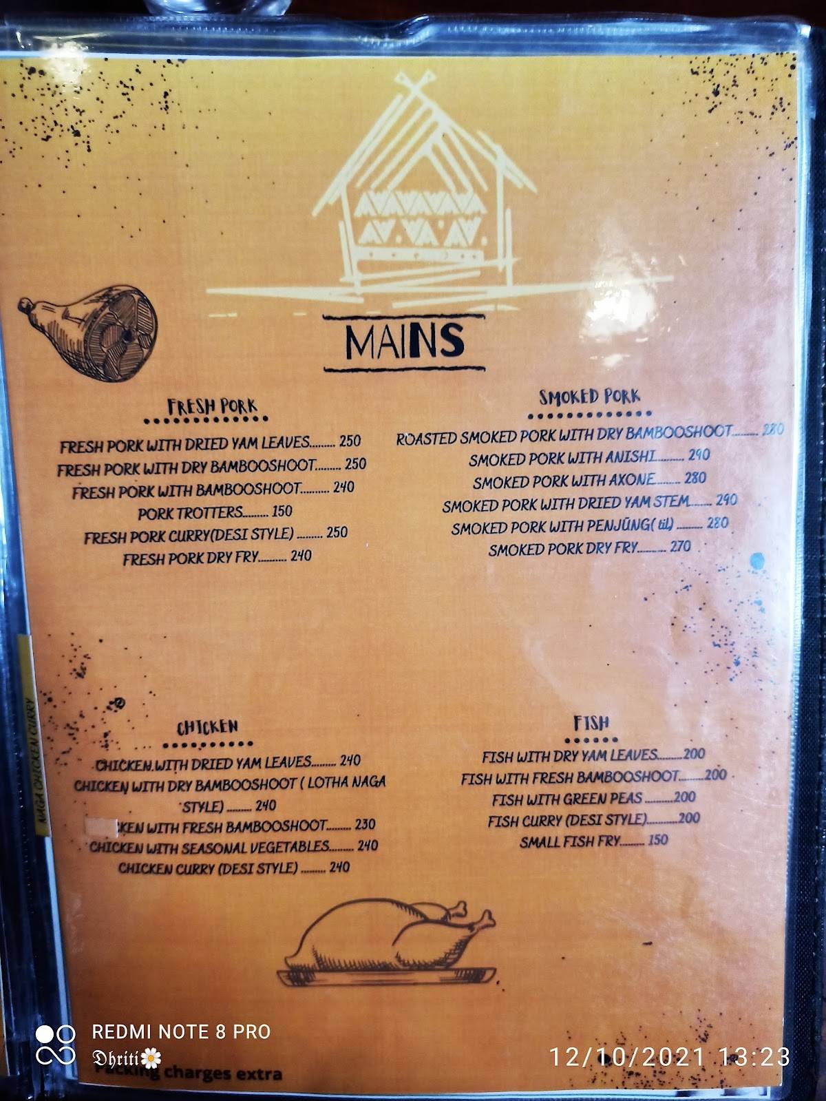 Menu at Naga flavour - Authentic Naga Restaurant, Guwahati